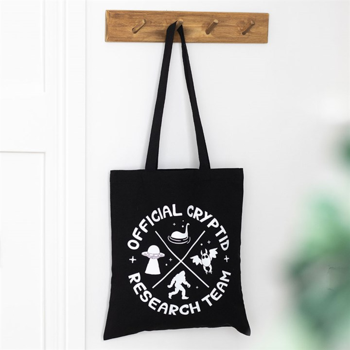 Cryptid Research Team Tote Bag for Stylish Explorers – Witch, Please!
