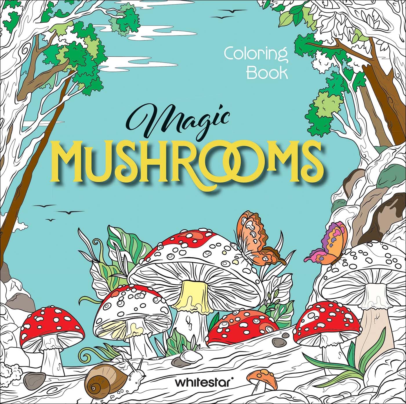 Magic Mushrooms Colouring Book for Adults – Witch, Please!