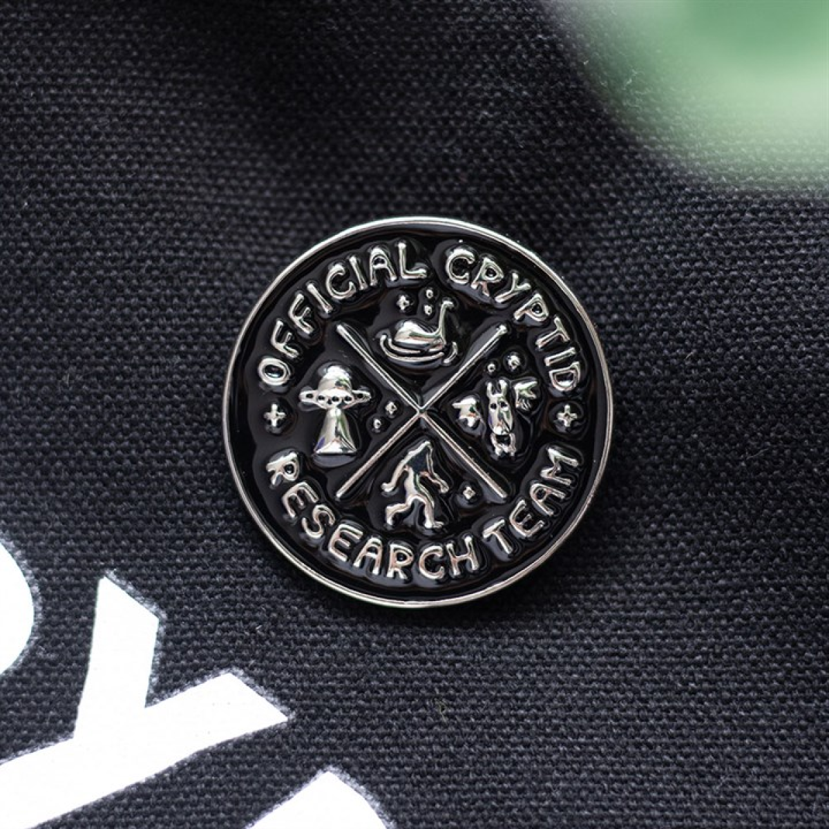 Cryptid Research Team Enamel Pin Badge for Seekers – Witch, Please!