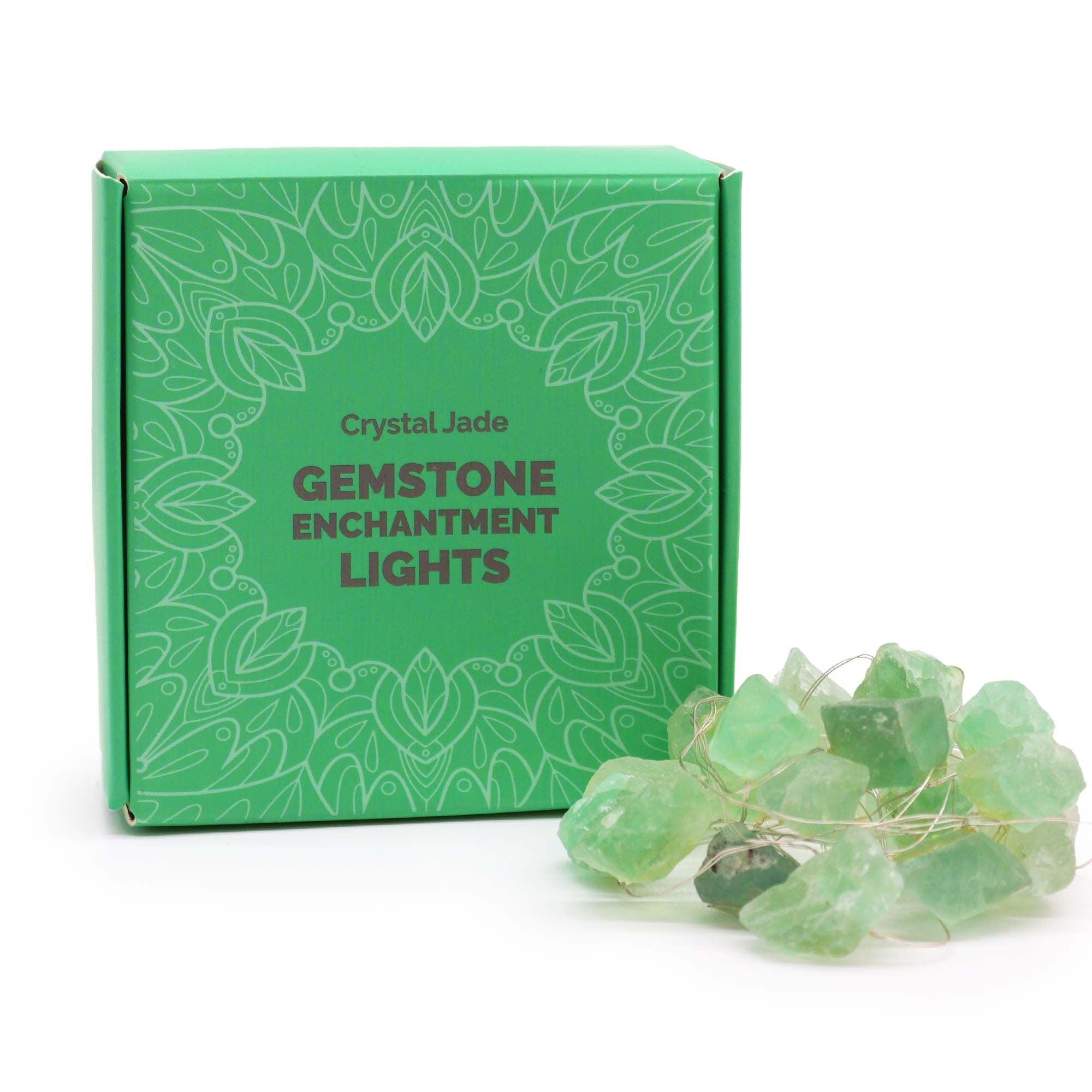 Gemstone Enchantment Lights Crystal Jade Green Glow Decor – Witch, Please!