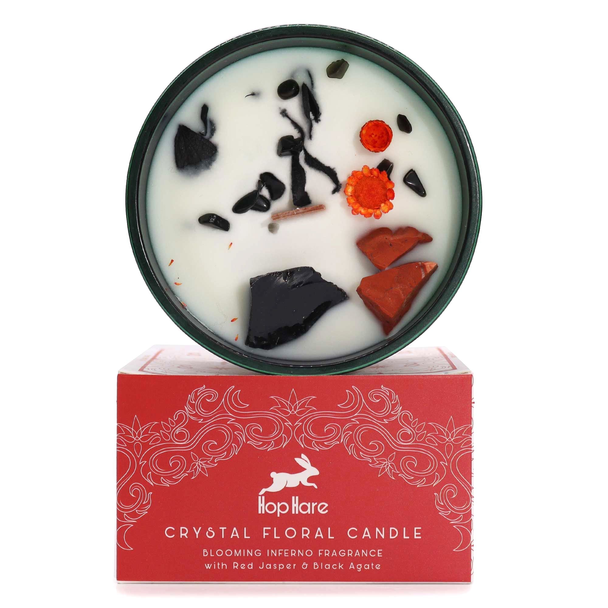Hop Hare Crystal Magic Flower Candle The Devil Candle – Witch, Please!