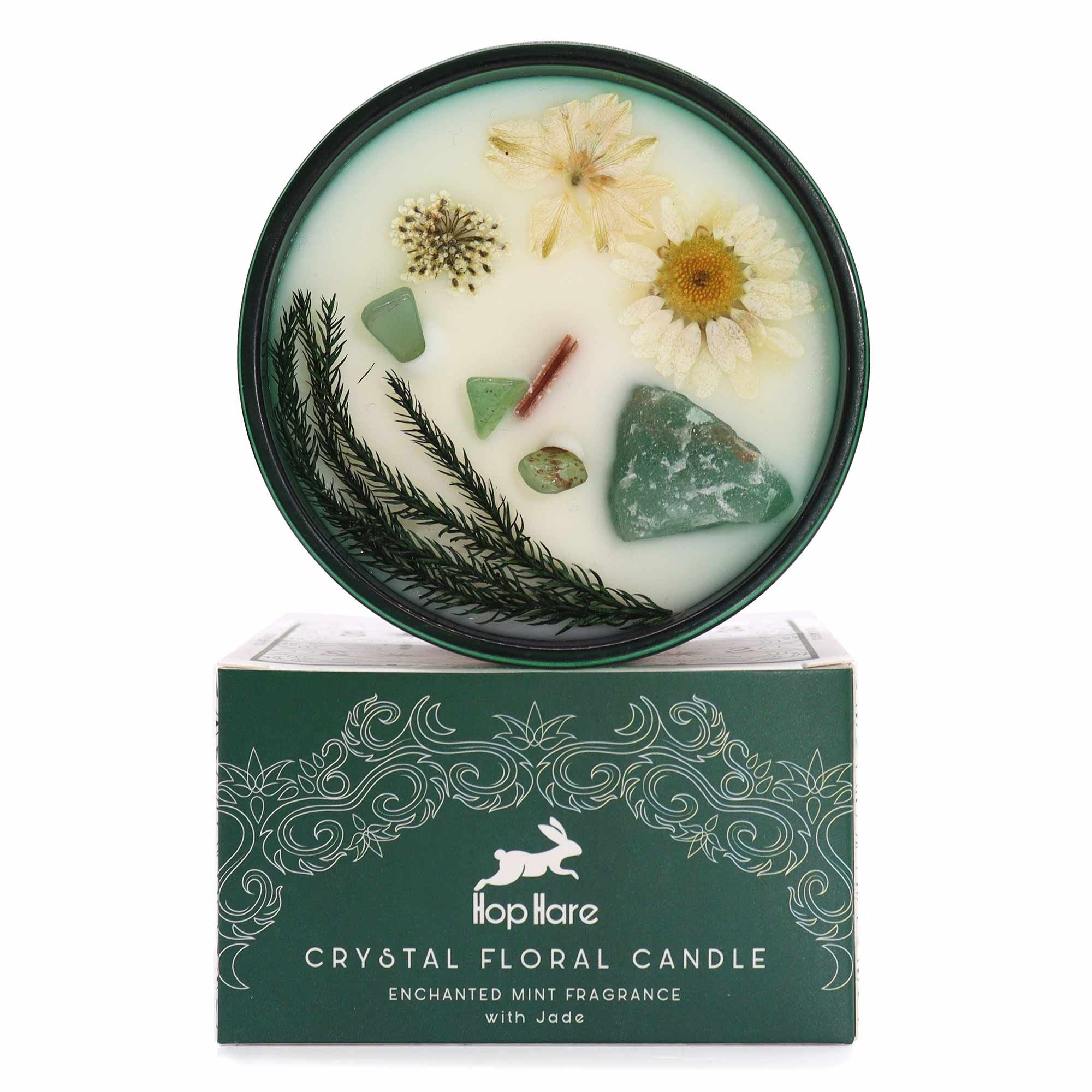 Hop Hare Crystal Magic Flower Candle The Magician Jade – Witch, Please!
